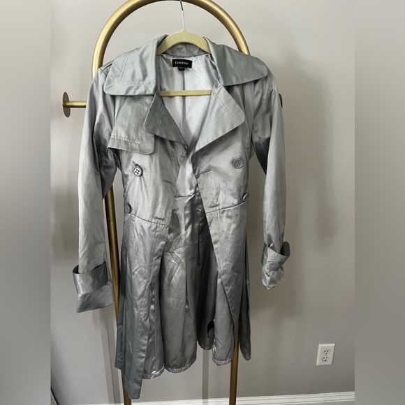 bebe | Jackets & Coats | Bebe Silver Jacket | Poshmark